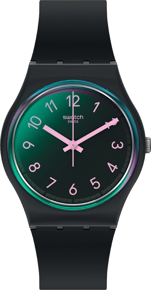 Swatch La Night Ρολόι με Μαύρο Καουτσούκ Λουράκι GB330 | Skroutz.gr