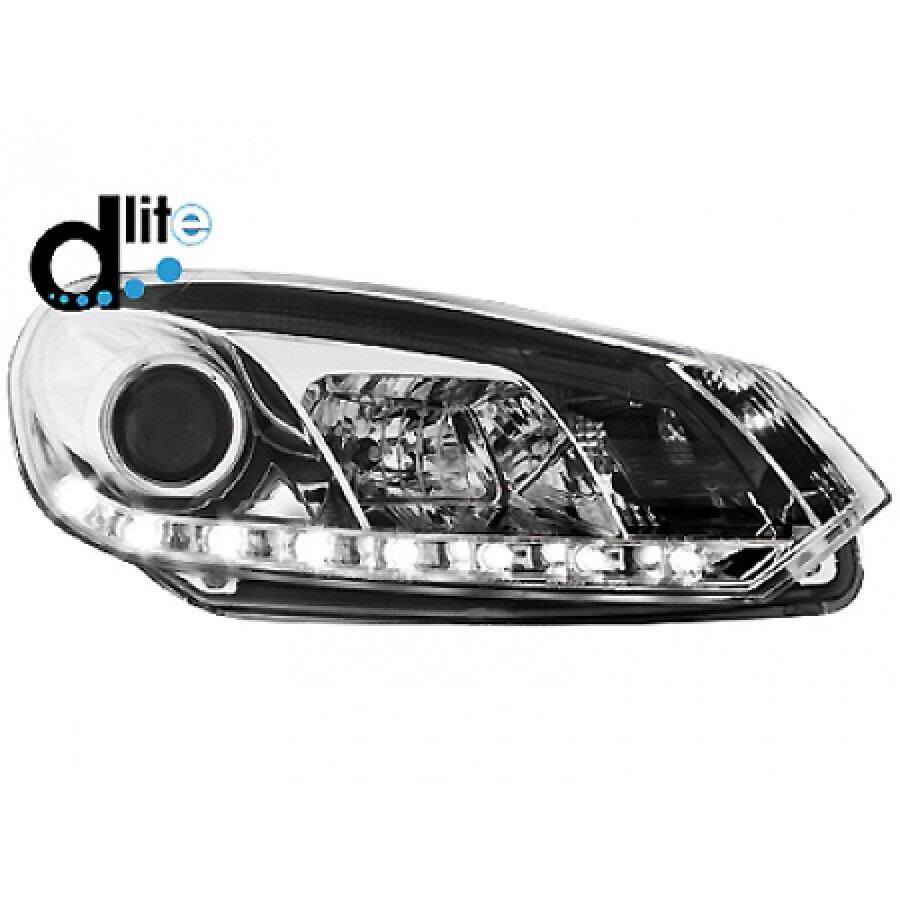 Dectane D-lite Dayline Μπροστινά Φανάρια για Volkswagen Golf 6 08+ 2τμχ ...