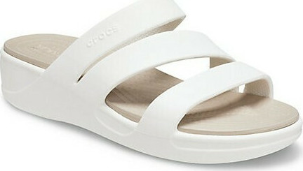 Crocs Monterey Slides σε Λευκό Χρώμα 206304-159 | Skroutz.gr