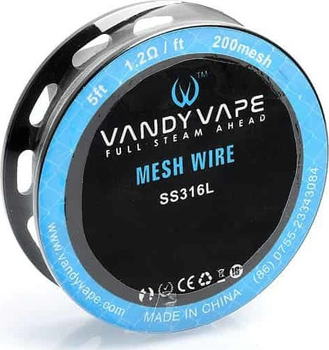 Vandy Vape SS316 200 Mesh Wire | Skroutz.gr