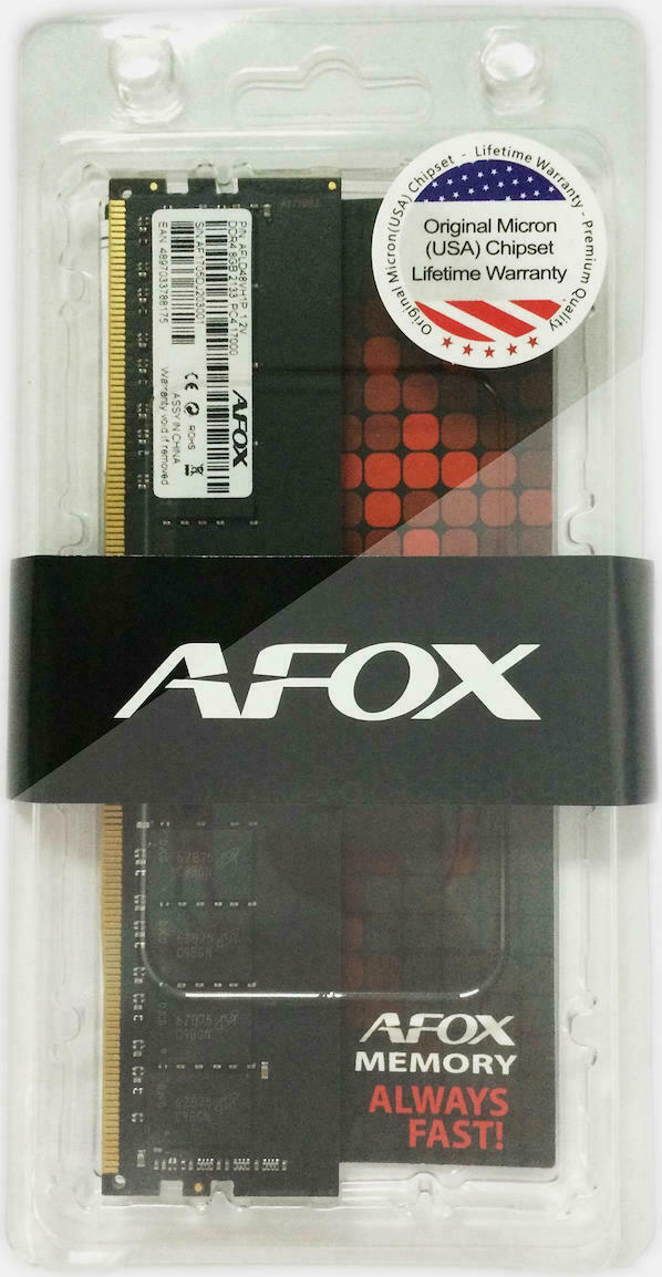 Afox DDR4 με Module 1x8GB και Ταχύτητα 3200 για Desktop AFLD48PH1C ...