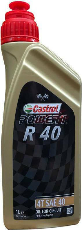 Castrol Power 1 R40 Λάδι Μοτοσυκλέτας για Τετράχρονους Κινητήρες 40W ...