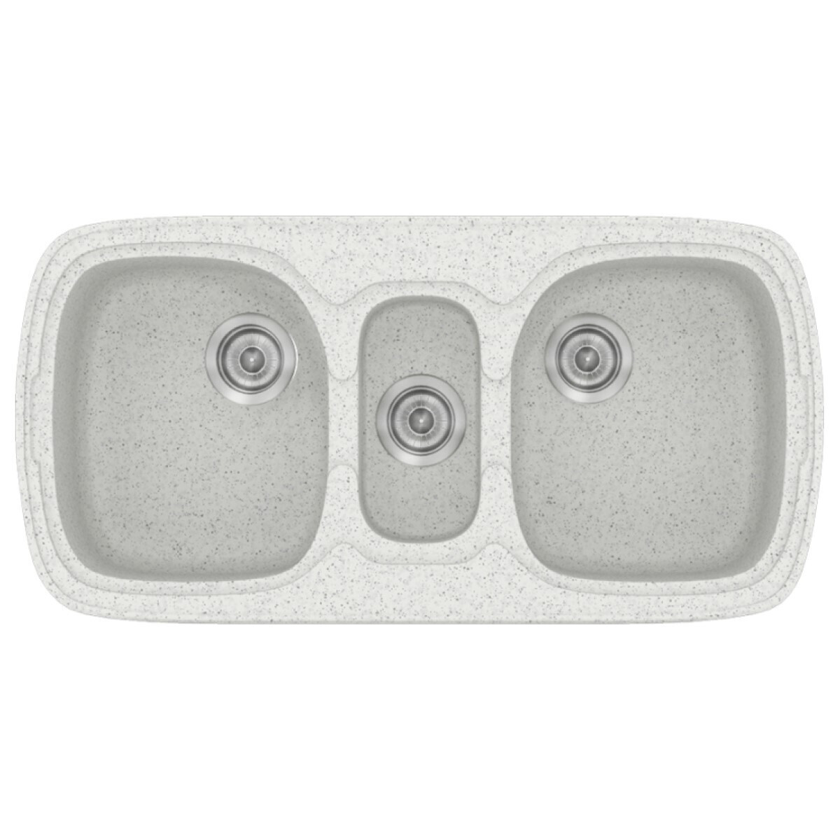 Sanitec Classic 303 Ένθετος Νεροχύτης από Συνθετικό Γρανίτη Μ97xΠ51cm ...