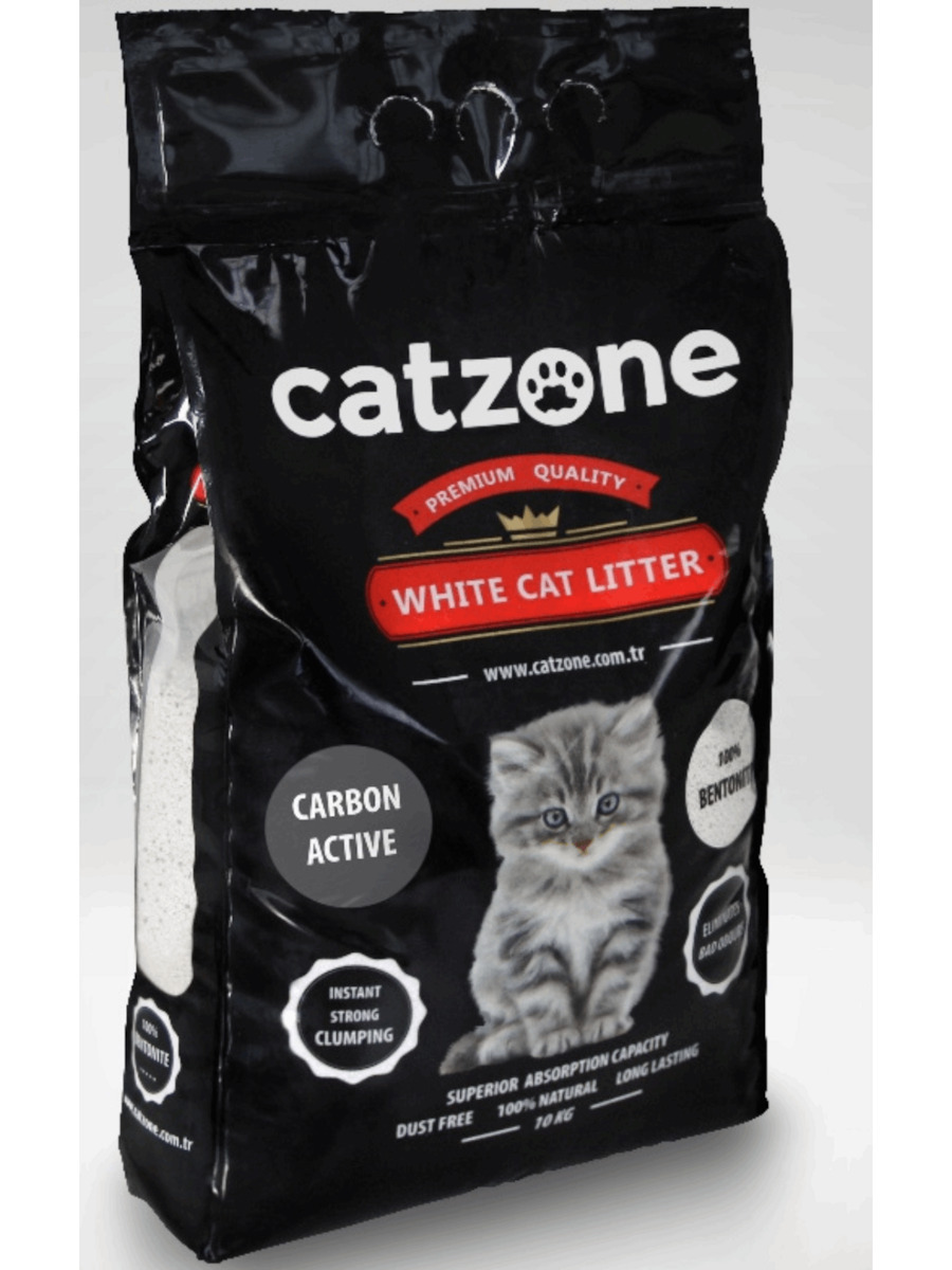 Catzone White Cat Litter Άμμος Γάτας Μπετονίτης 10kg | Skroutz.gr