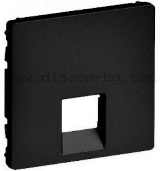 Legrand Valena Life Μετώπη Πρίζας Δικτύου-Τηλεφώνου RJ11/RJ45 σε Μαύρο ...