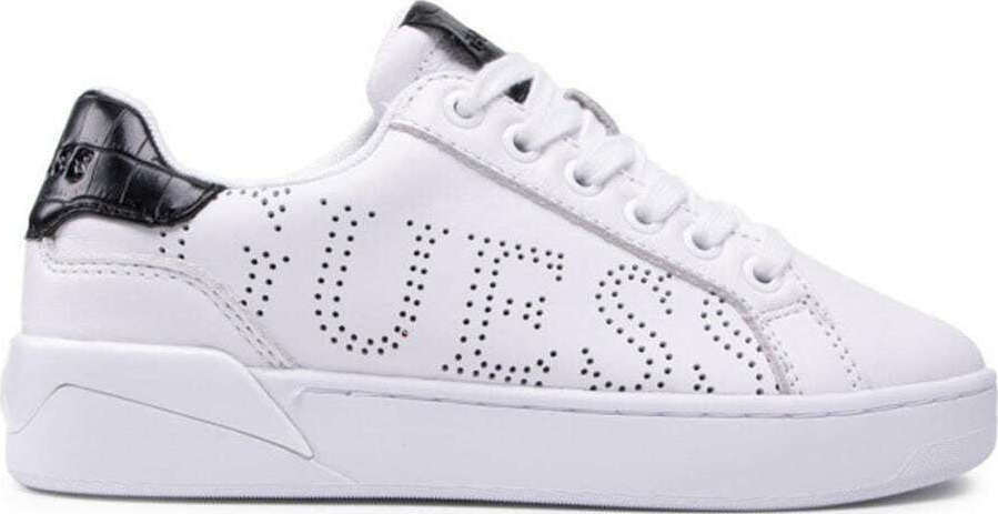 Guess Roria Γυναικεία Sneakers Λευκά FL7RRIELE12-WHBLK | Skroutz.gr