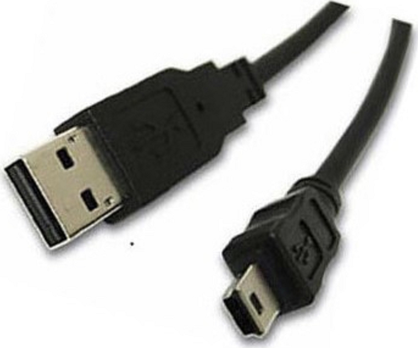 USB 2.0 Cable USB-A male - mini USB-B male Μαύρο 0.1m (IQ-MINI ...