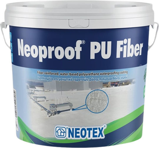 Neotex Neoproof PU Fiber Ελαστομερές Επαλειφόμενο Στεγανωτικό ...