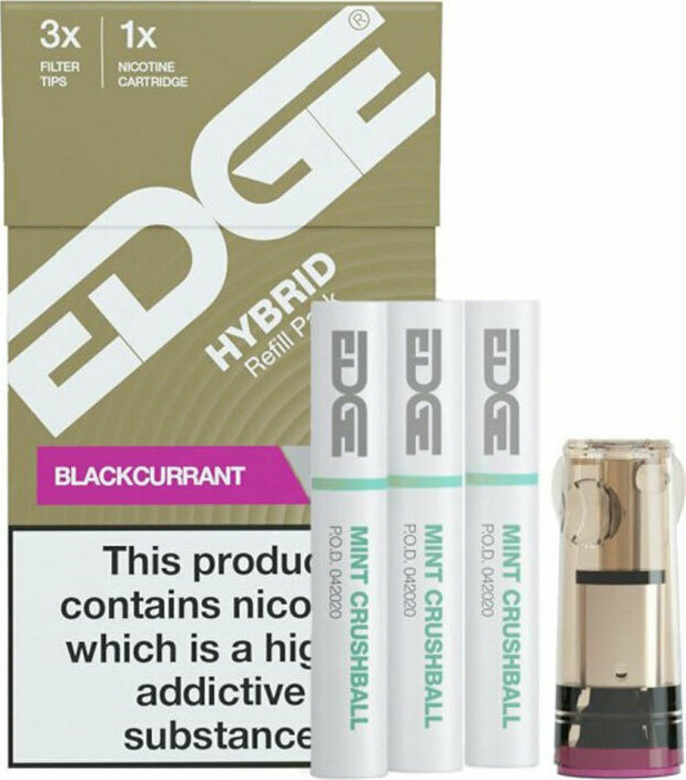 Edge Vaping Hybrid One V2 Blackcurrant Blackcurrant 12mg 1.5ml 3τμχ ...