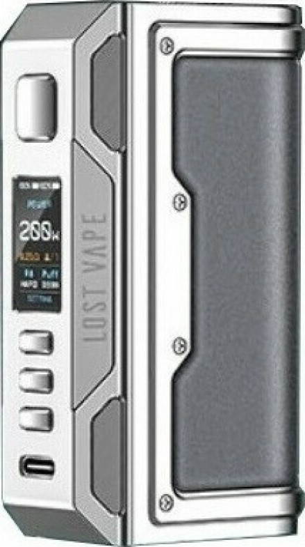 Lost Vape Box Mod Thelema Quest Mod 200W Silver Calf Leather | Skroutz.gr