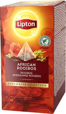 Lipton Κόκκινο Τσάι Πυραμίδα African Rooibos 25 Φακελάκια | Skroutz.gr