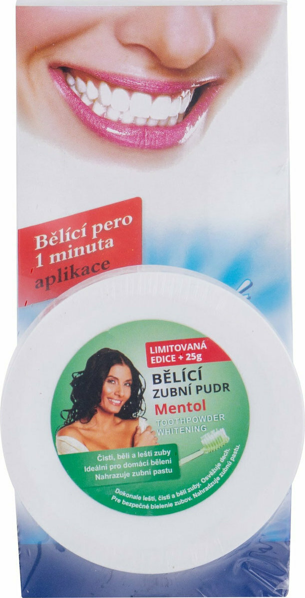 Eva Cosmetics Whitening Toothpowder 3 In 1 Menthol 25g & Whitening ...