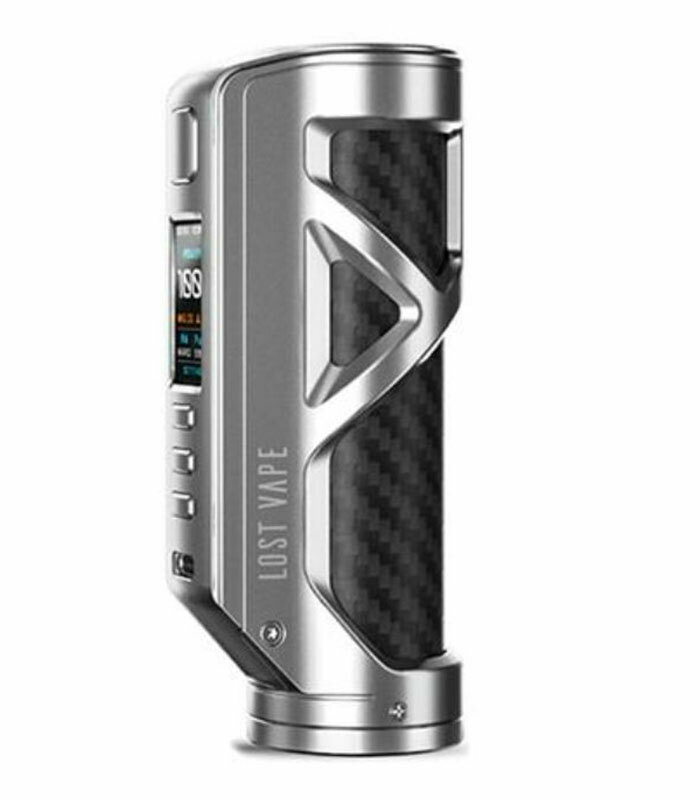 Lost Vape Box Mod Cyborg Quest 100W Stainless Steel/Carbon Fiber ...