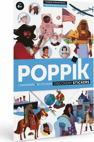 Poppik Aυτοκόλλητα Discovery Timeline of World History για Παιδιά 8 ...