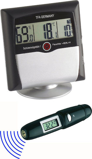 TFA Klima Control Set Θερμόμετρo & Υγρασιόμετρo Επιτραπέζιο για Χρήση ...