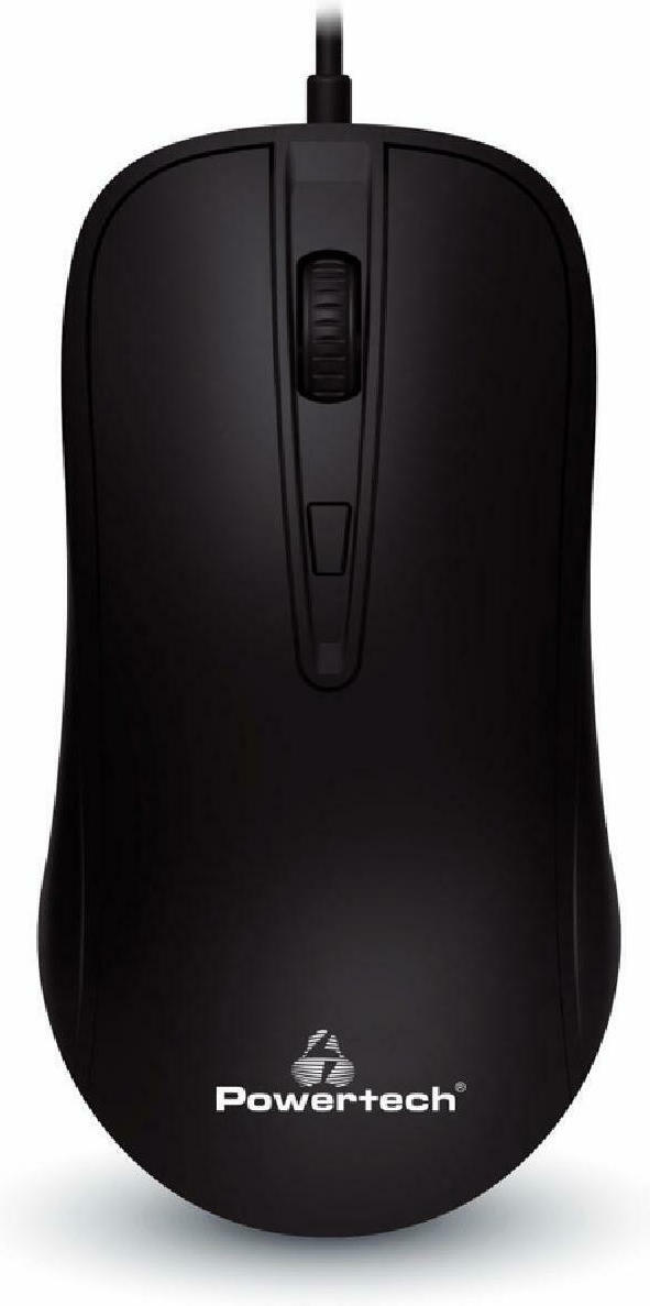 Powertech PT-970 Ενσύρματο Ποντίκι Μαύρο | Skroutz.gr