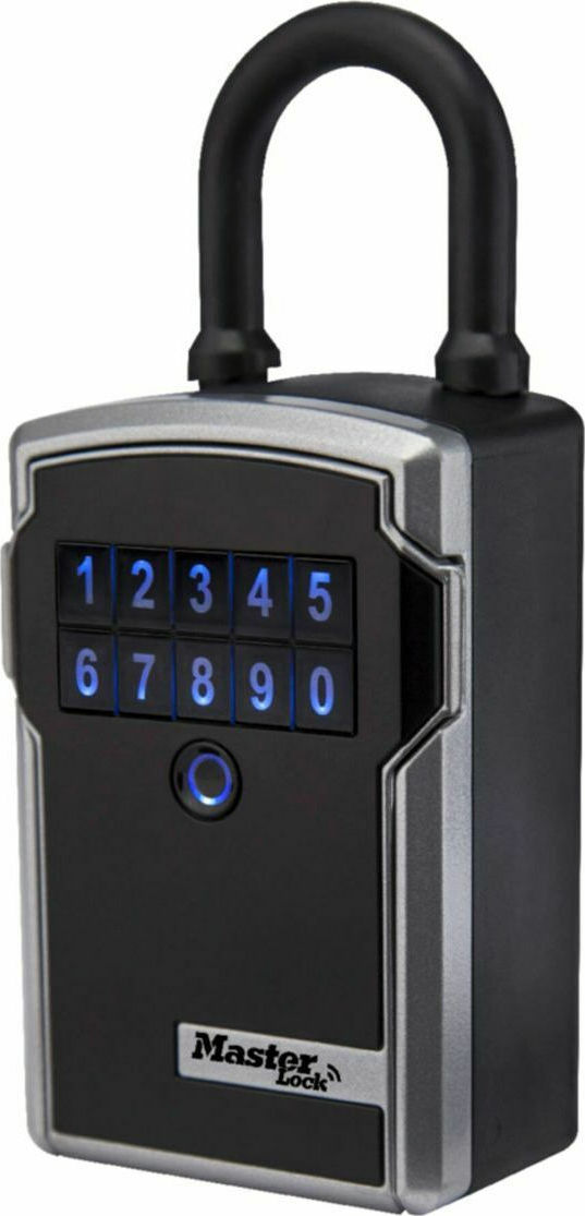 Master Lock Κλειδοθήκη Τοίχου Μεταλλική Bluetooth with Shackle με ...