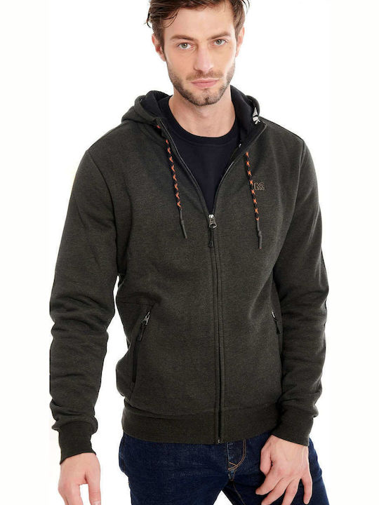 Garage Fifty5 GAM004-21706 Ανδρική Φούτερ Ζακέτα με Κουκούλα και Τσέπες ...
