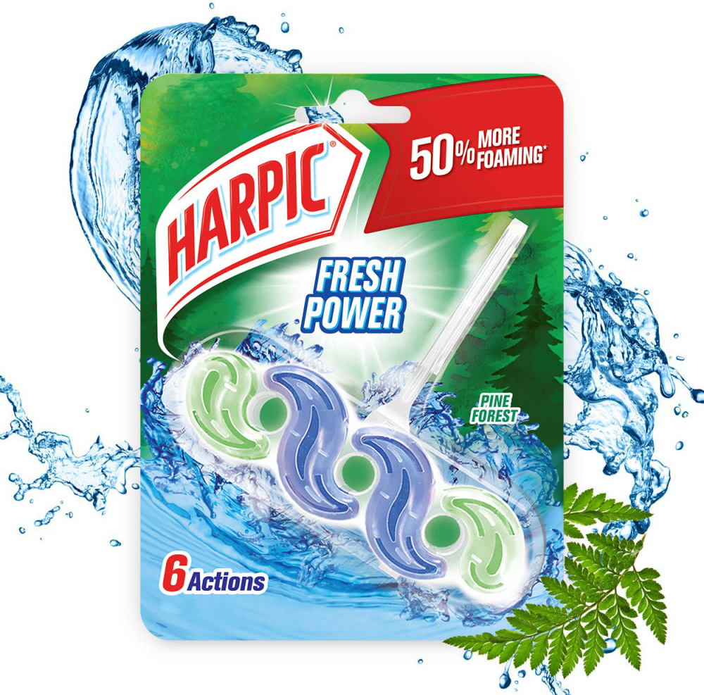 Harpic Fresh Power Block Λεκάνης με Άρωμα Pine Forest 35gr | Skroutz.gr