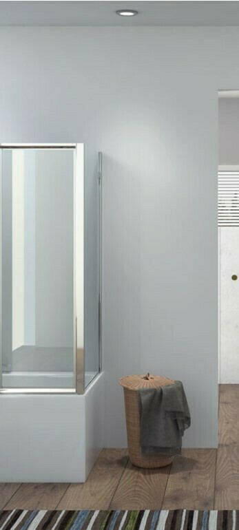 Karag SN-10 Σταθερό Πλαϊνό Μπανιέρας 80x148cm Clear Glass | Skroutz.gr