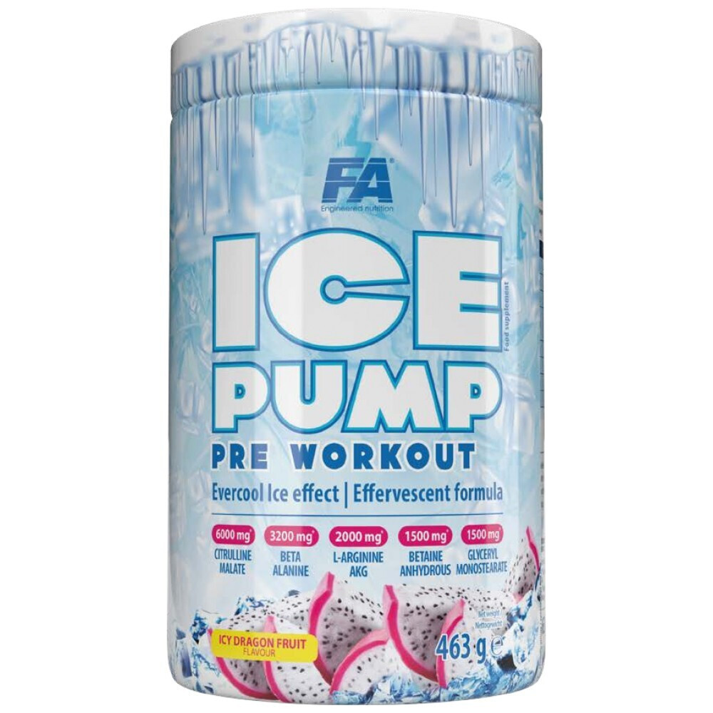 FA Nutrition ICE Pump Pre Workout Ειδικό Συμπλήρωμα Διατροφής 463gr ...