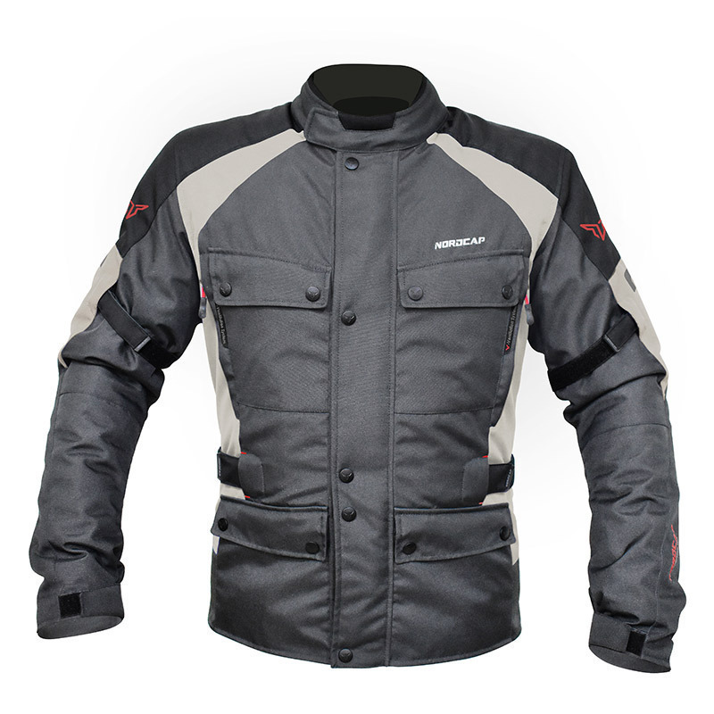 Nordcode Horizon Ανδρικό Μπουφάν Μηχανής Cordura 4 Εποχών Αδιάβροχο Black/Grey NOR000JAC239 ...