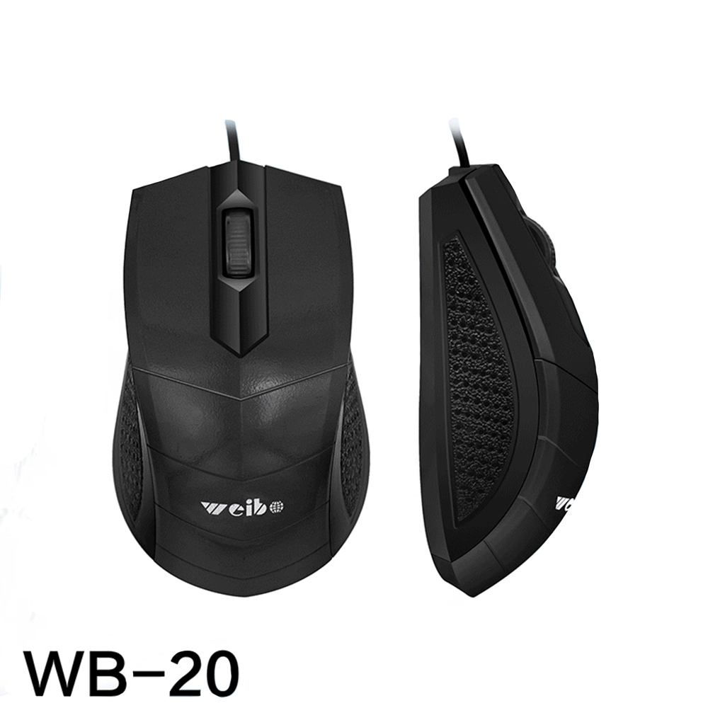 Weibo WB-20 Gaming Ποντίκι Μαύρο | Skroutz.gr