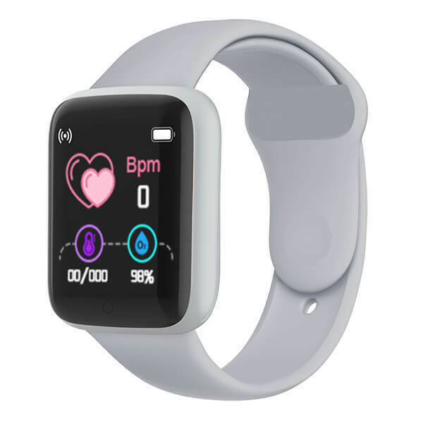 D20 Smartwatch με Παλμογράφο (Γκρι) | Skroutz.gr