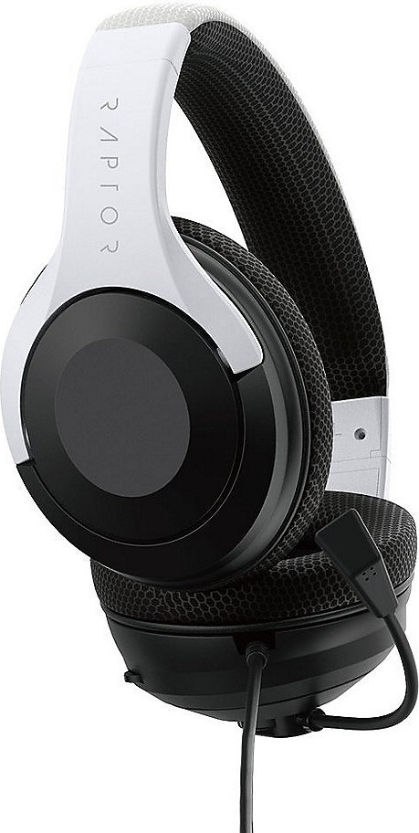 Raptor-Gaming H300 Over Ear Gaming Headset με σύνδεση 3.5mm Λευκό ...