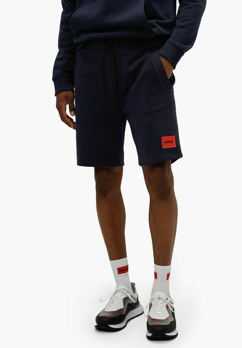 Hugo Boss Αθλητική Ανδρική Βερμούδα Navy Μπλε 50466196-405 | Skroutz.gr