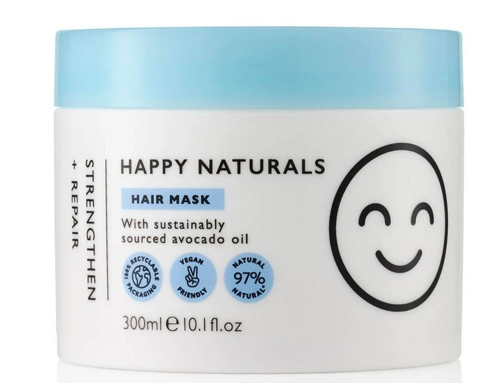 Happy Naturals Strengthen & Repair Hair Mask 300ml | Skroutz.gr