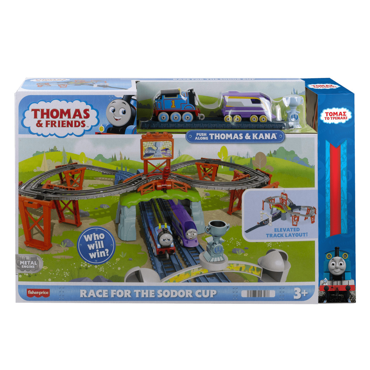 Παιχνιδολαμπάδα Thomas & Friends Thomas Race for the Sodor Cup HFW03 ...