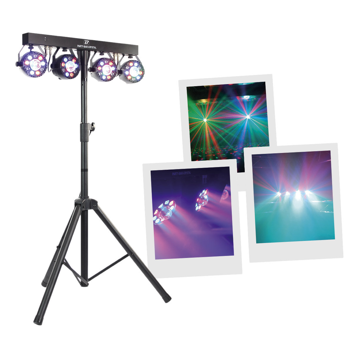 BoomToneDj Προβολέας LED Party Bar Crystal RGBW | Skroutz.gr