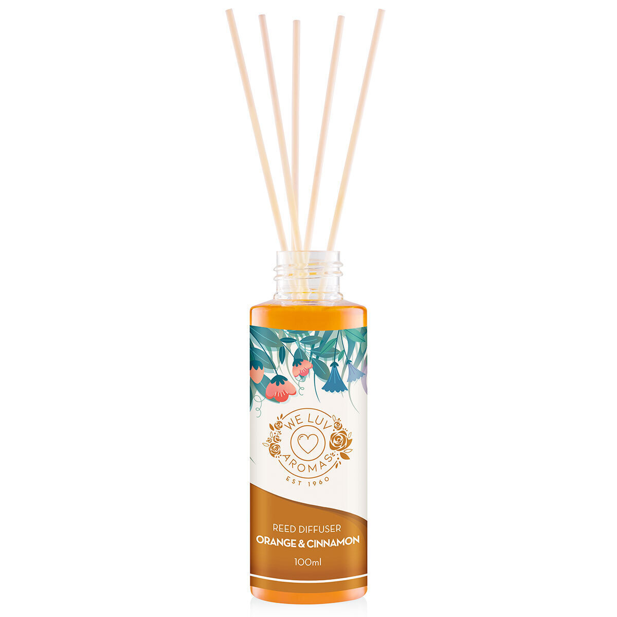 We Luv Aromas Diffuser με Άρωμα Κανέλα & Πορτοκάλι 806-0005 100ml ...