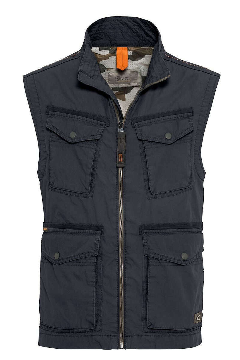 Camel Active Αμάνικο Ανδρικό Μπουφάν Navy Μπλε 460270-5R82-43 | Skroutz.gr