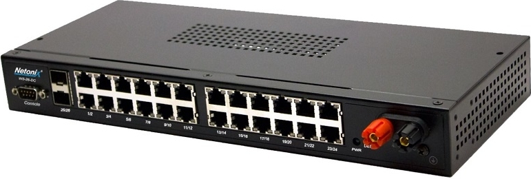 Netonix WS-26-DC Managed L2 Switch με 24 Θύρες Gigabit (1Gbps) Ethernet ...