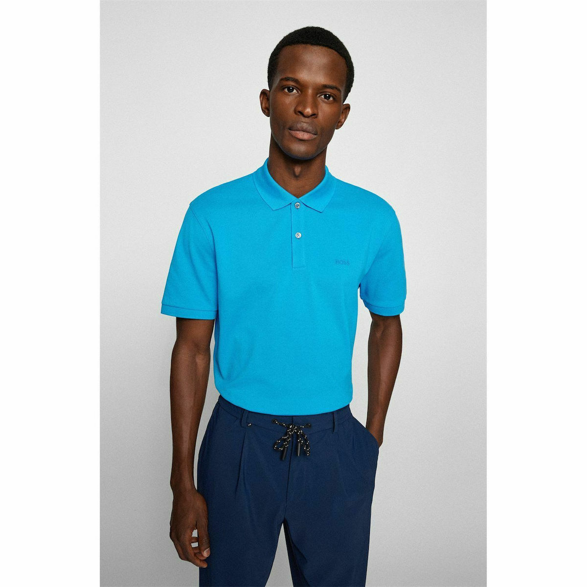 Hugo Boss Ανδρικό T-shirt Polo Σιέλ 50468301-439 | Skroutz.gr