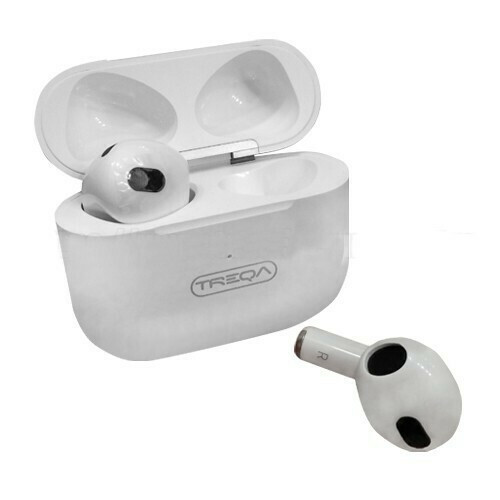 Treqa BT-400Pro Earbud Bluetooth Handsfree Ακουστικά με Θήκη Φόρτισης ...