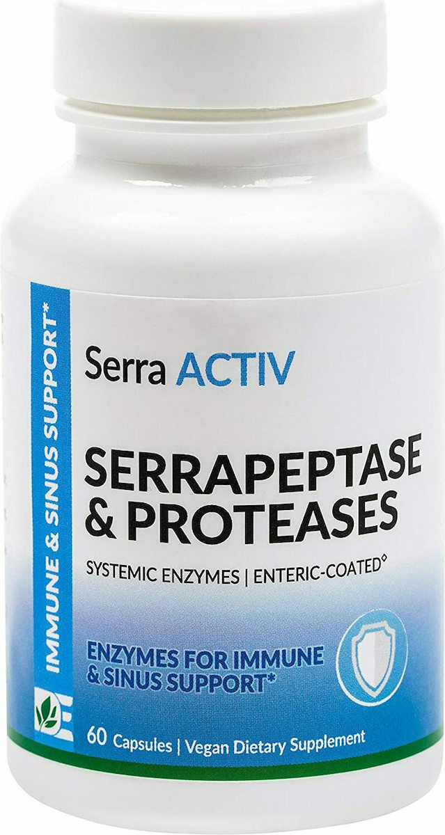 Dynamic Enzymes Serra ACTIV Serrapeptase & Proteases 60 φυτικές ...