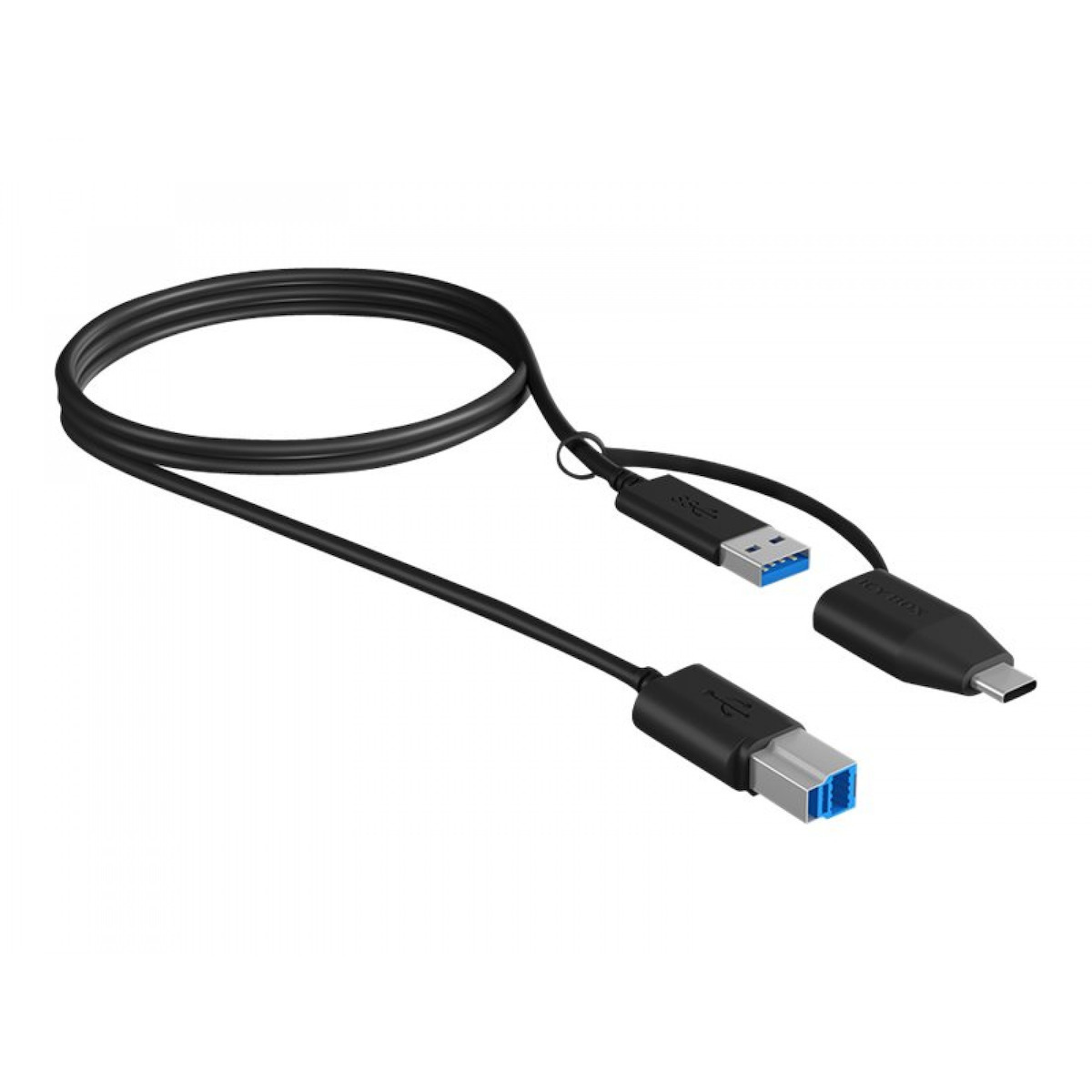 Icy Box USB 3.1 Cable USB-A male - USB-B male Μαύρο 1m (IB-CB032 ...