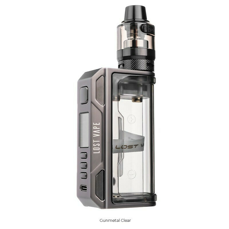 Lost Vape Thelema Quest Gunmetal Clear Box Mod Kit 5ml | Skroutz.gr