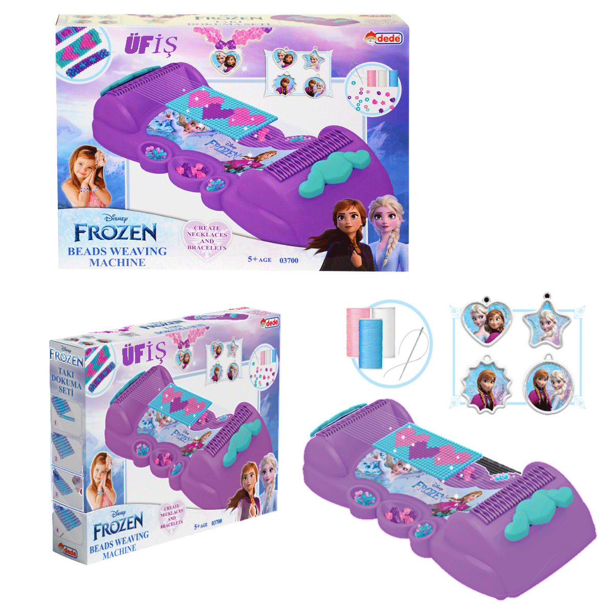 Dede Αργαλειός Ύφανσης Κοσμημάτων Frozen για Παιδιά 5 Ετών 03700