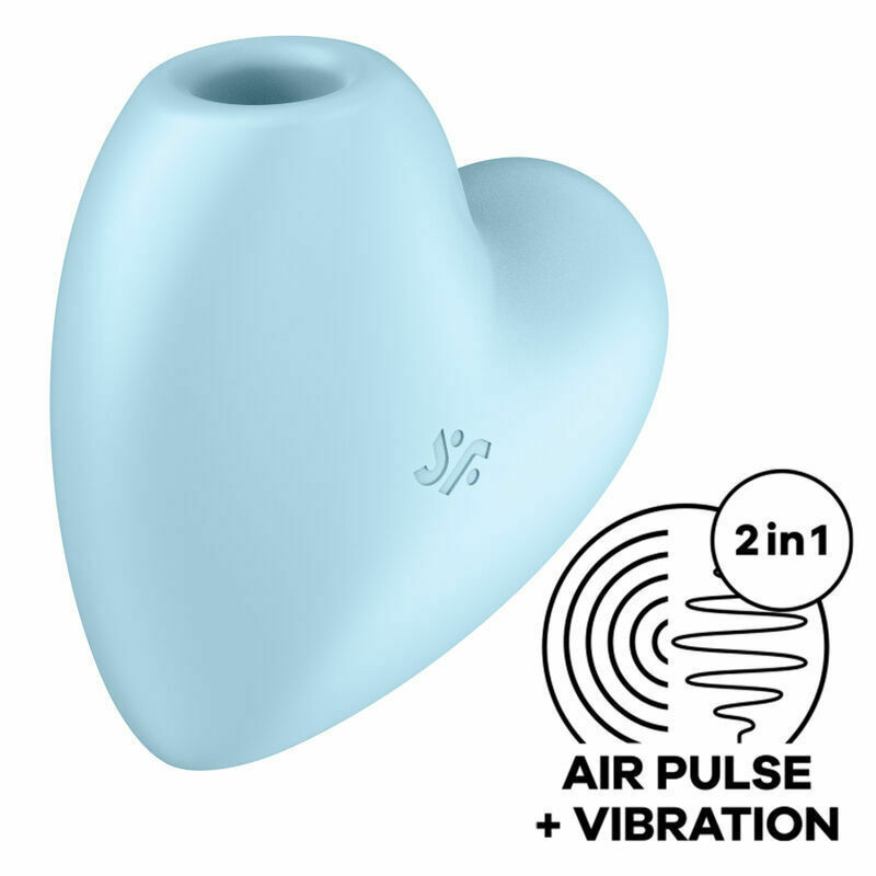 Satisfyer Cutie Heart Air Pulse Stimulator And Vibration Blue Skroutz Gr