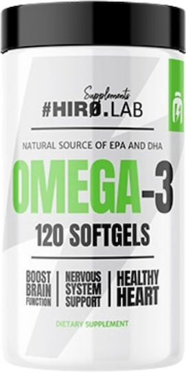 Hiro.Lab Omega 3 1000mg 120 μαλακές κάψουλες | Skroutz.gr