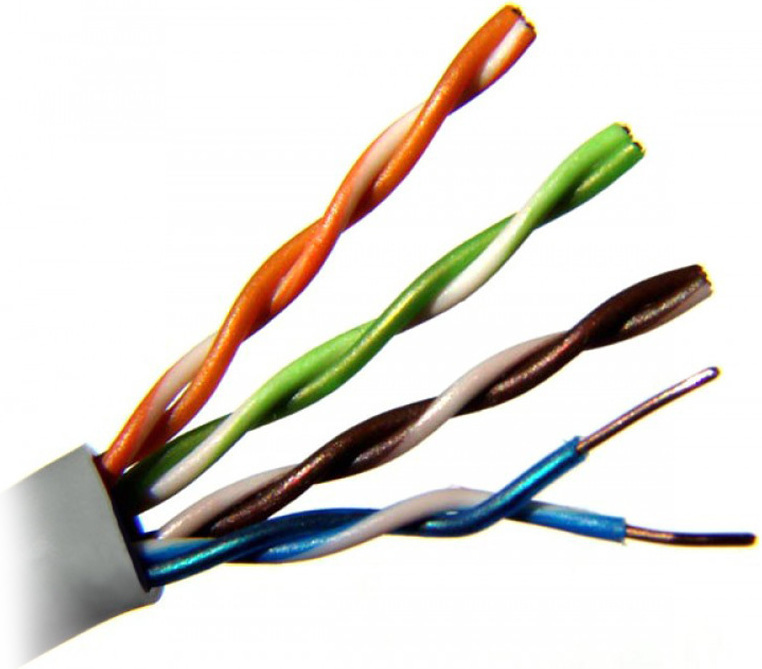 U/UTP Cat.6e Καλώδιο Δικτύου Ethernet χωρίς ακροδέκτες 305m Γκρι (UTP ...