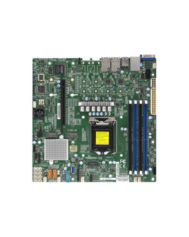 Supermicro MBD-X11SCM-F C246 Motherboard Micro ATX με Intel 1151 Socket ...