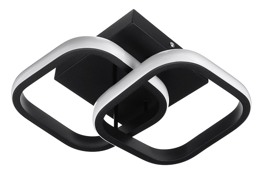 Powertech Μοντέρνα Πλαστική Πλαφονιέρα Οροφής με Ενσωματωμένο LED σε ...