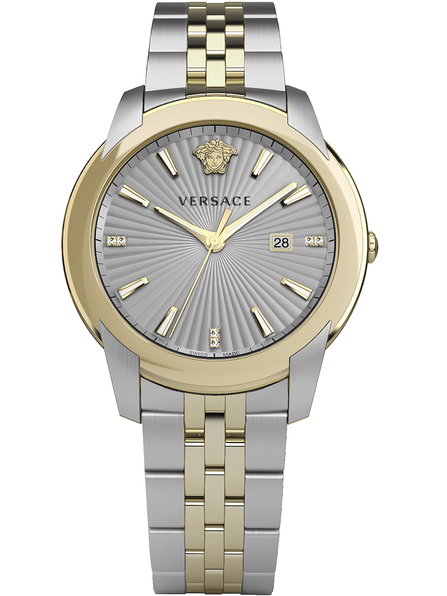 Versace V-Urban Ρολόι Μπαταρίας με Μεταλλικό Μπρασελέ VELQ00919 ...