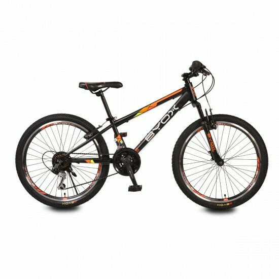 Byox Master 24" Παιδικό Mountain Bike 21 Ταχυτήτων (2022) Μαύρο ...