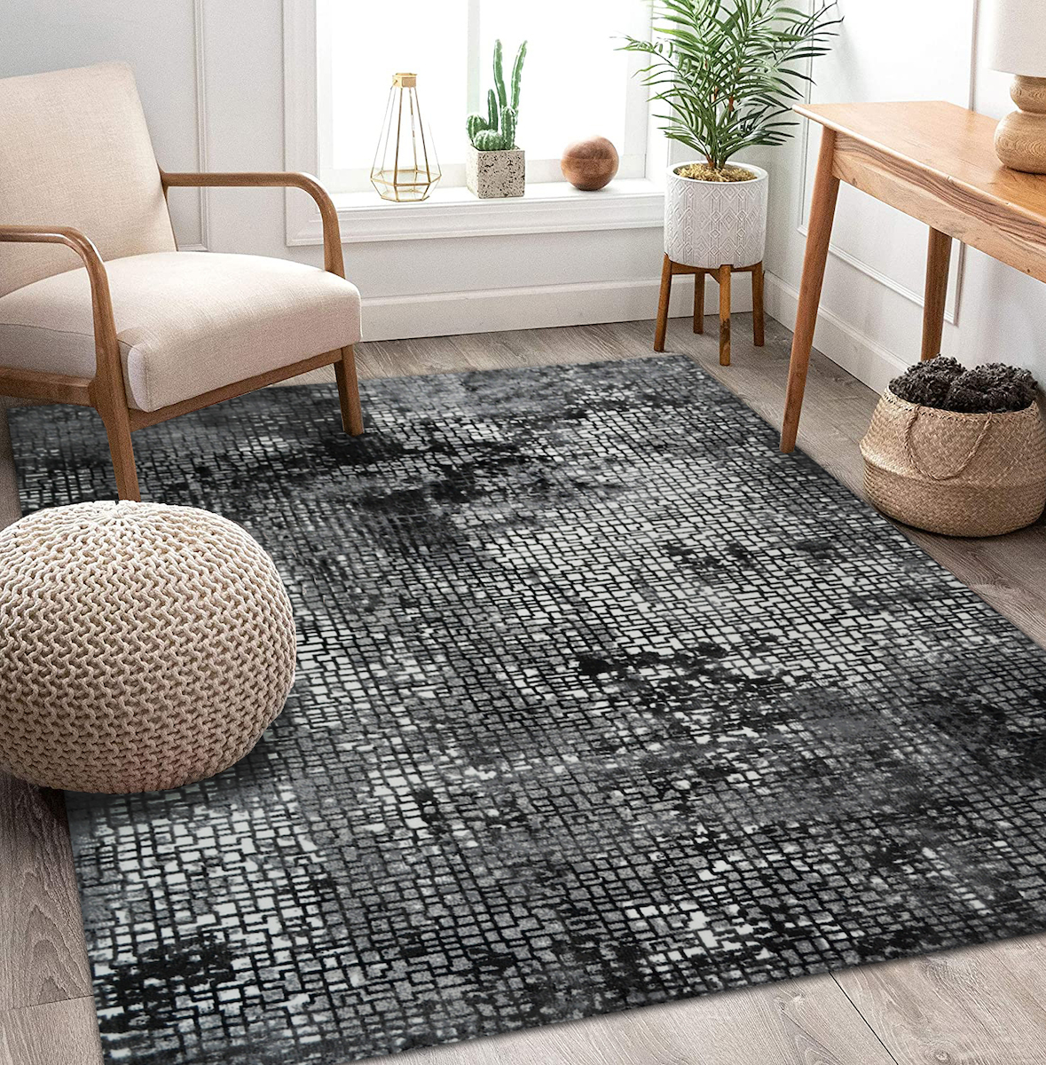 Saray Home Vip Σετ Μοντέρνα Χαλιά Κρεβατοκάμαρας Γκρι G6712GR-SET 3τμχ ...